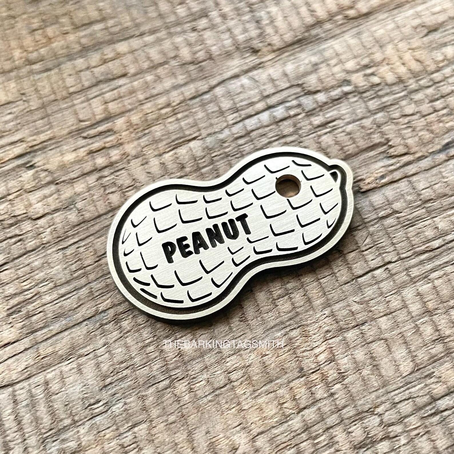 Peanut Dog Tag, Peanut Shape Pet ID Tag, Cat ID Tag, Custom Dog Tags ...