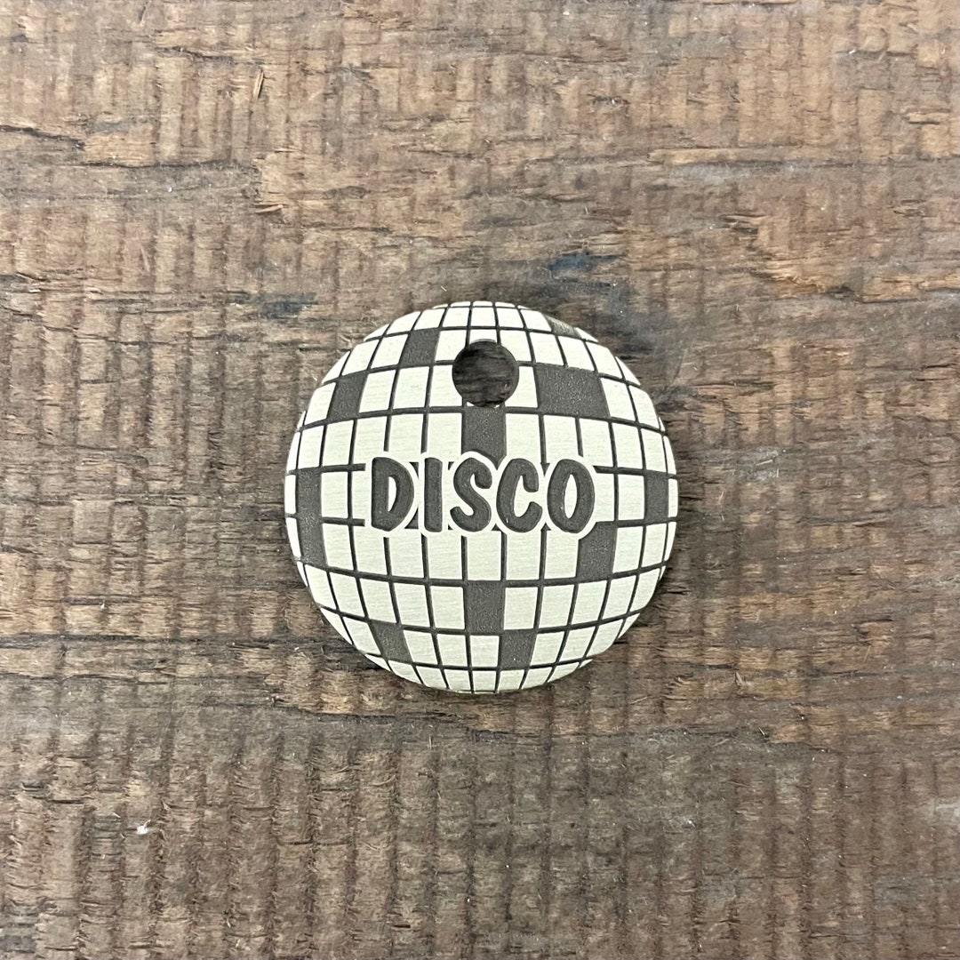 Disco Ball Pet Tag, Dog ID Tag, Cat ID Tag, Cat Collar Tag ...