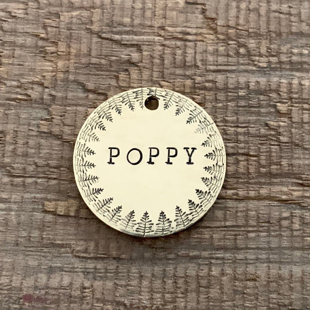 Forest Pet ID Tag, Personalised Pet Tag, Dog Collar Tag, Dog Name Tag ...