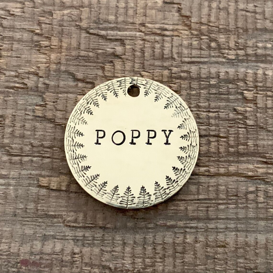 Forest Pet ID Tag, Personalised Pet Tag, Dog Collar Tag, Dog Name Tag ...