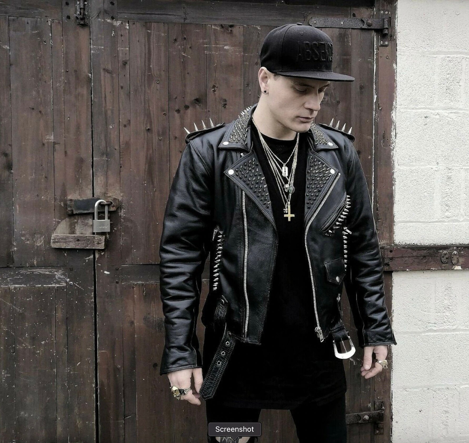 Metal Leather Jacket