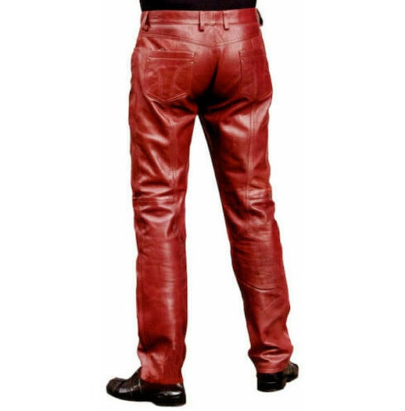 Rocker Leather Pants For Men