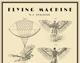 Man Flying Machine - Etsy