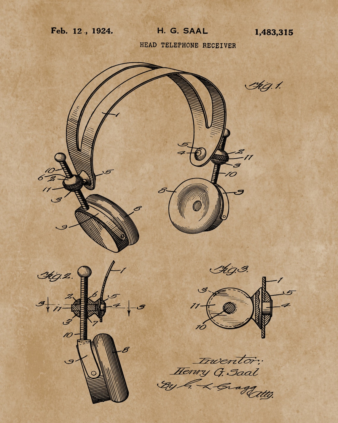 Set of 3 Music Recording Patent Prints Microphone - Etsy