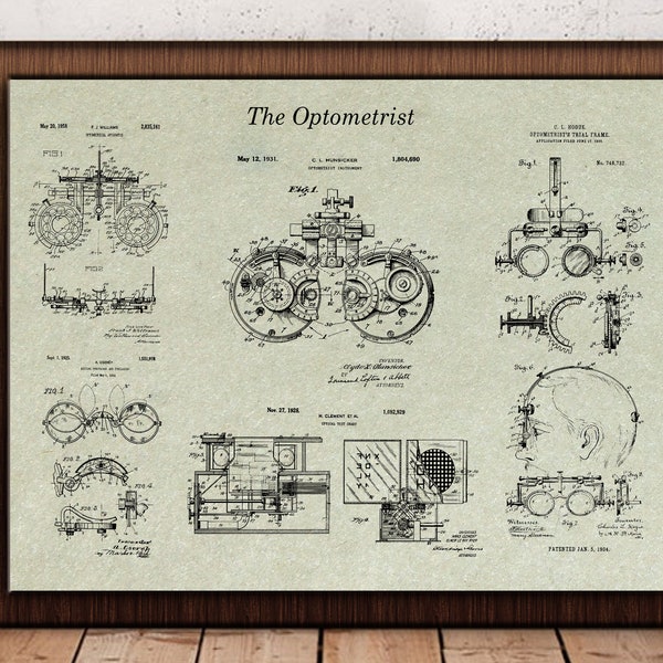Optometry Prints - Etsy