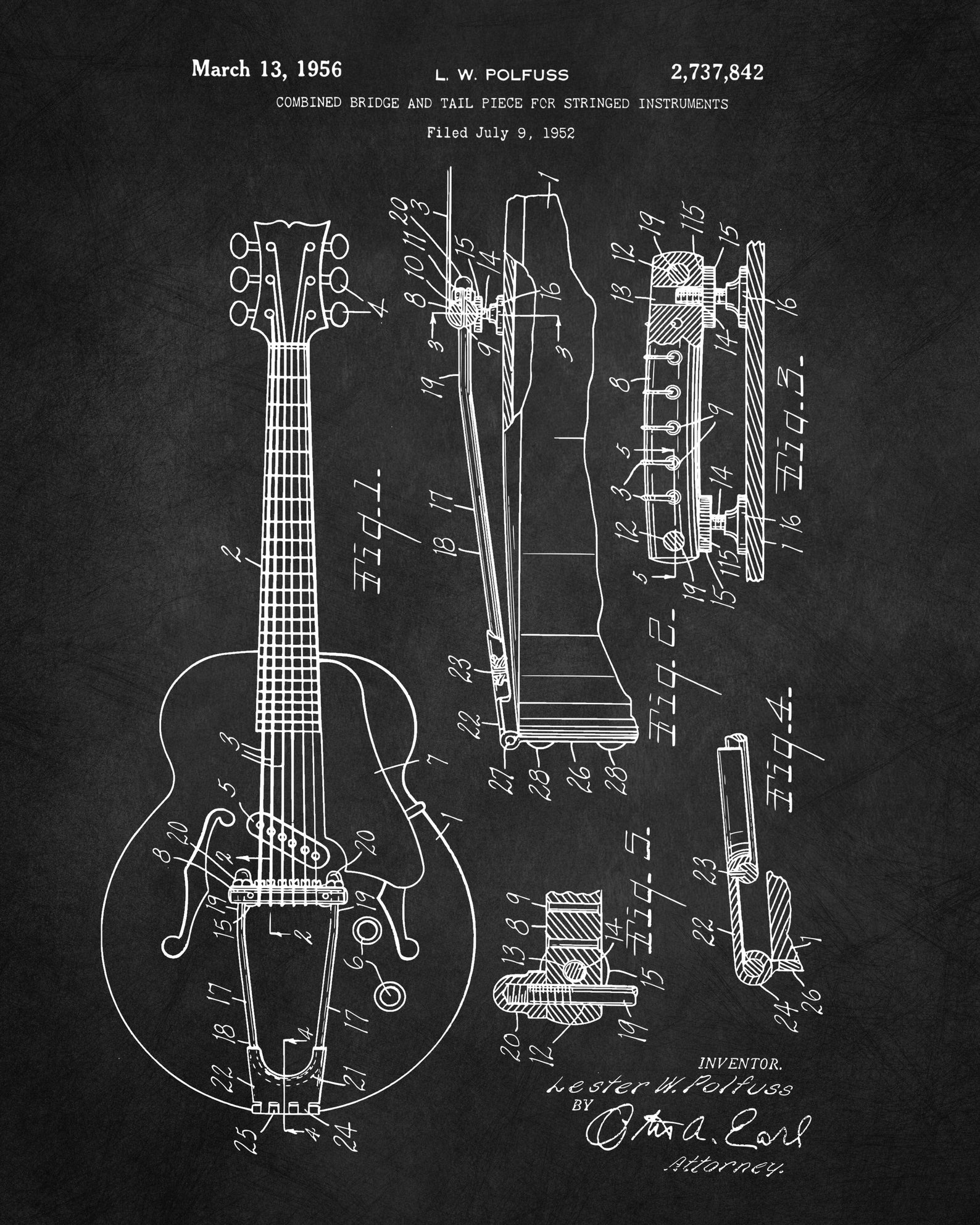 Guitar Group of Patents Set of 3 Patent Prints Guitar - Etsy Canada