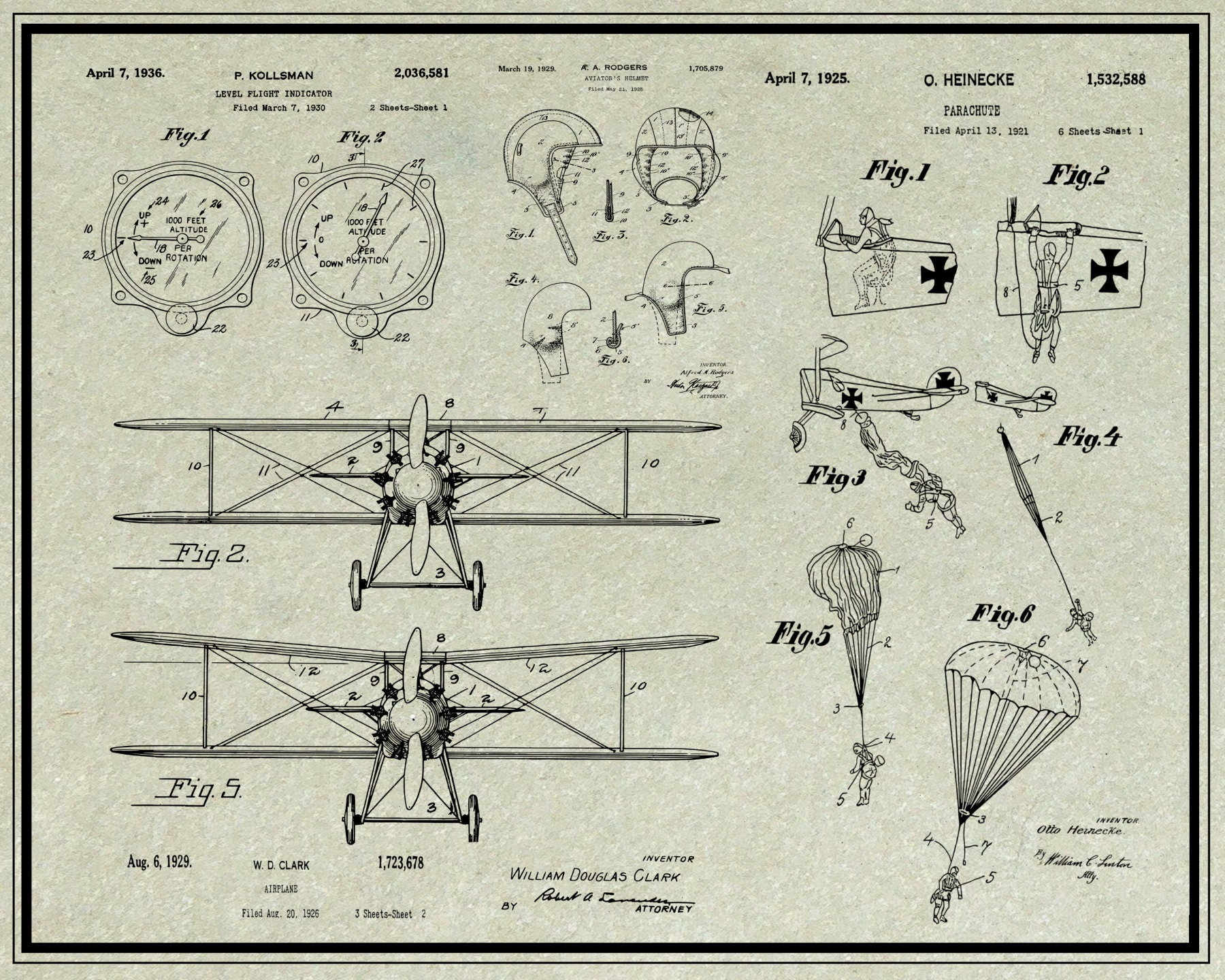 Decoración del avión arte de la aviación diseño de la | Etsy