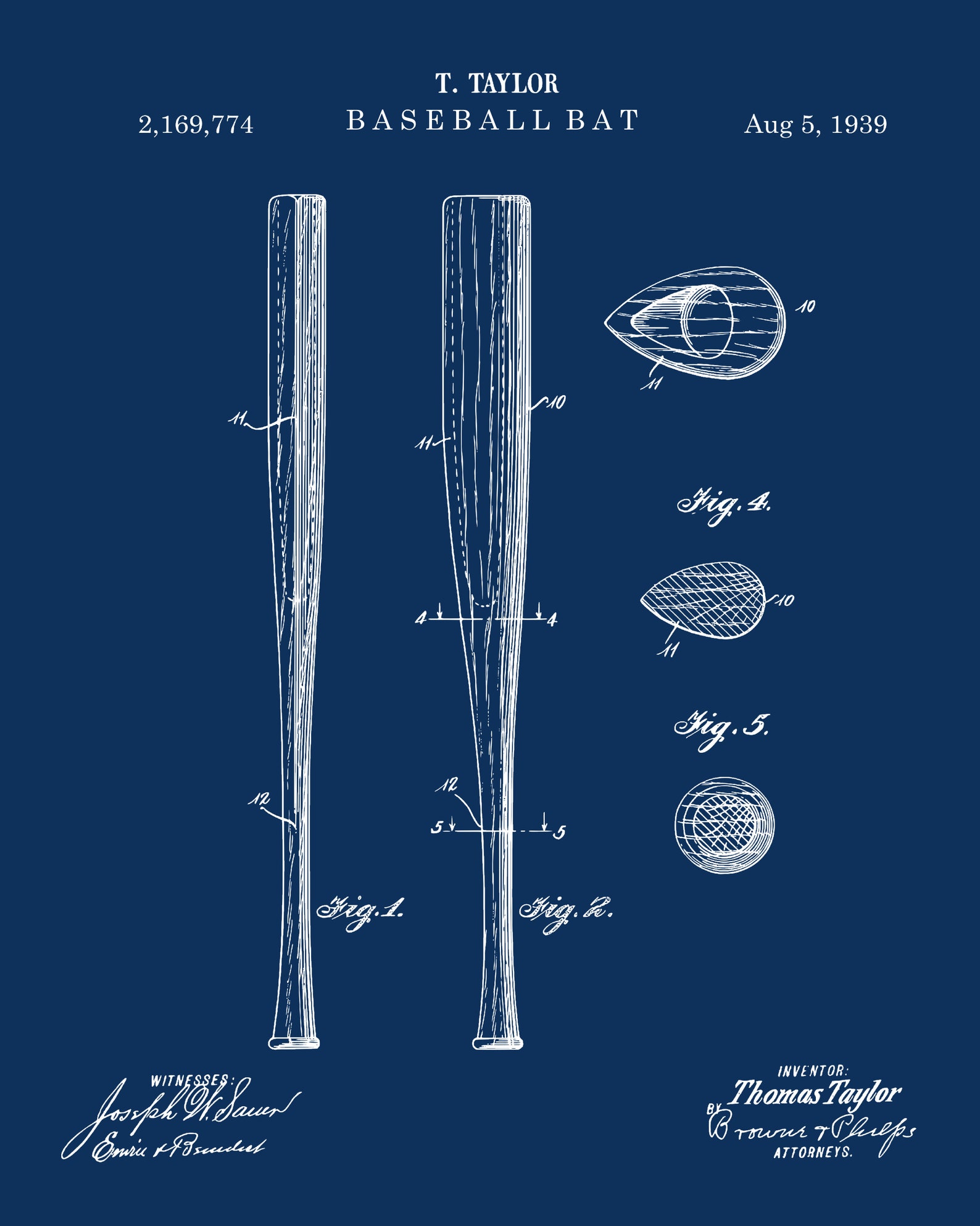 Baseball Print, Set of 3 Patent Prints, Sports Poster, Baseball Fan ...
