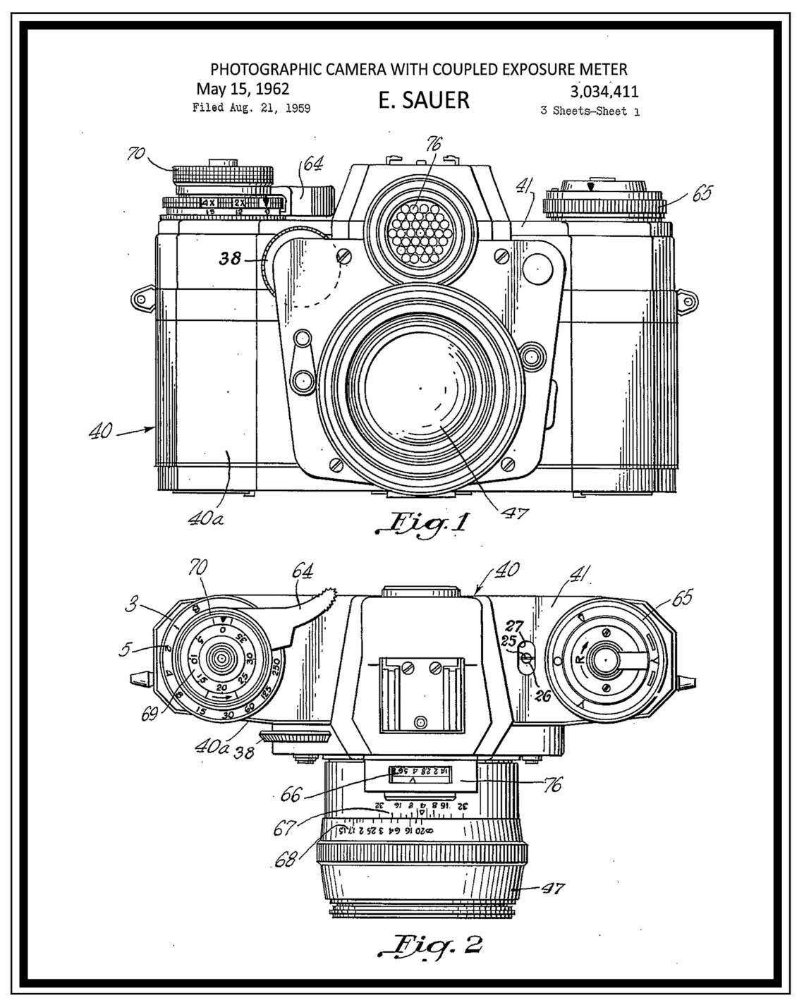Vintage Camera Patent Print: Retro Photography Blueprint (downloadable ...