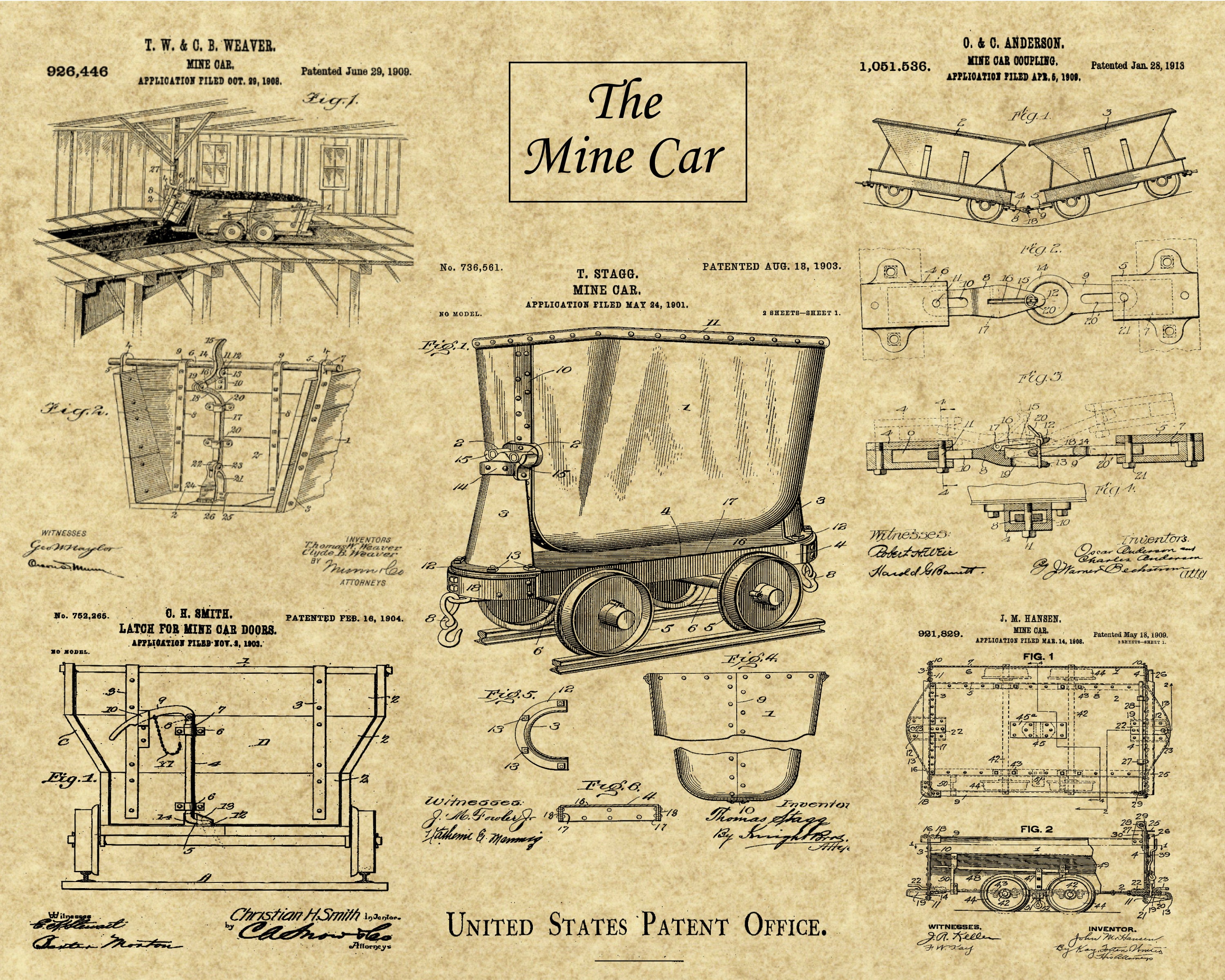 Mine Blueprint - Etsy