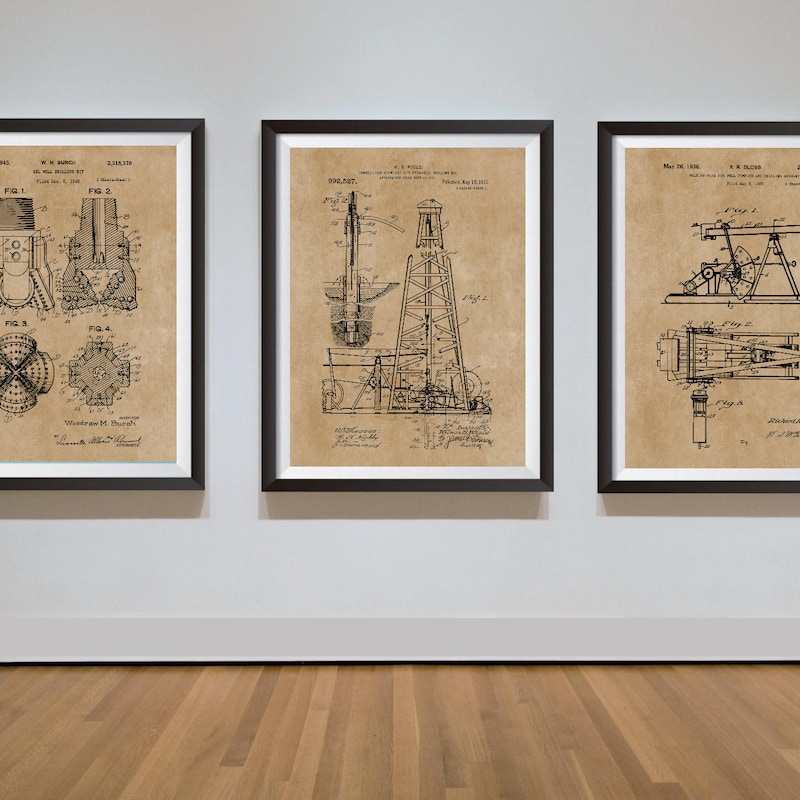 Oil Rig Embroidery - Etsy