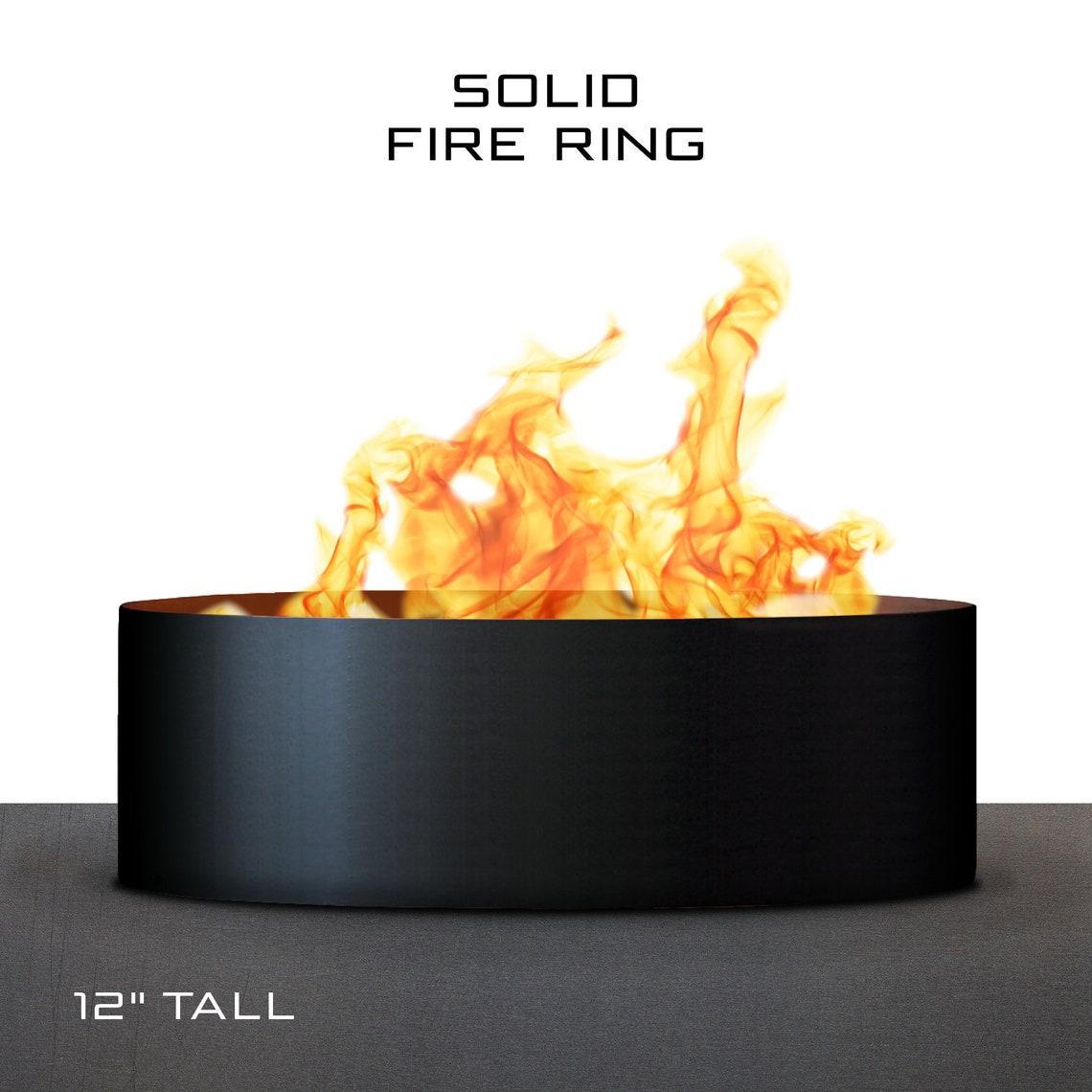 Solid Multipiece 12 Tall Fire Pit Ring Fire Pit Liner - Etsy