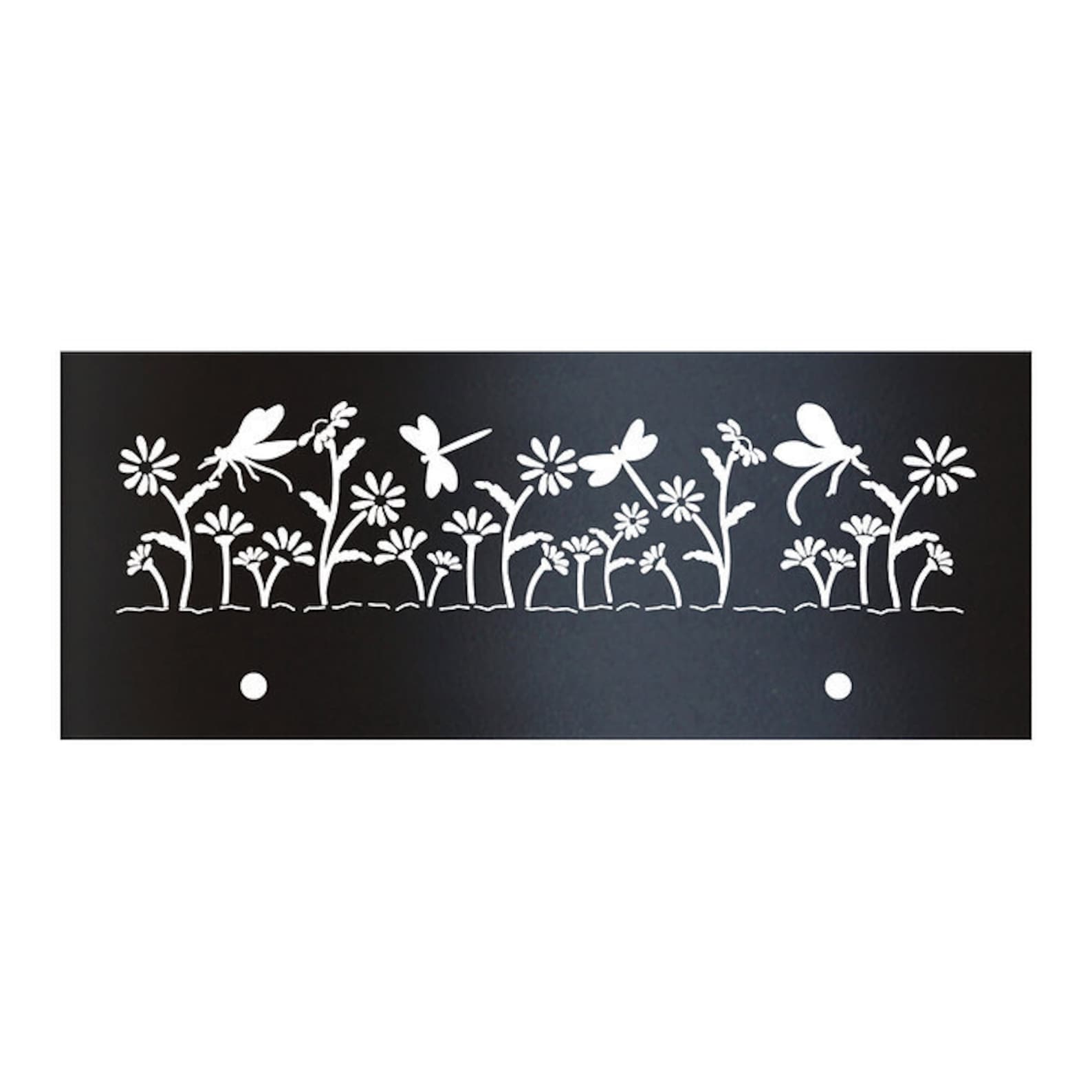Dragonfly & Flowers Fire Pit Ring, 16" Tall, Heavy Duty, Great Gift for ...