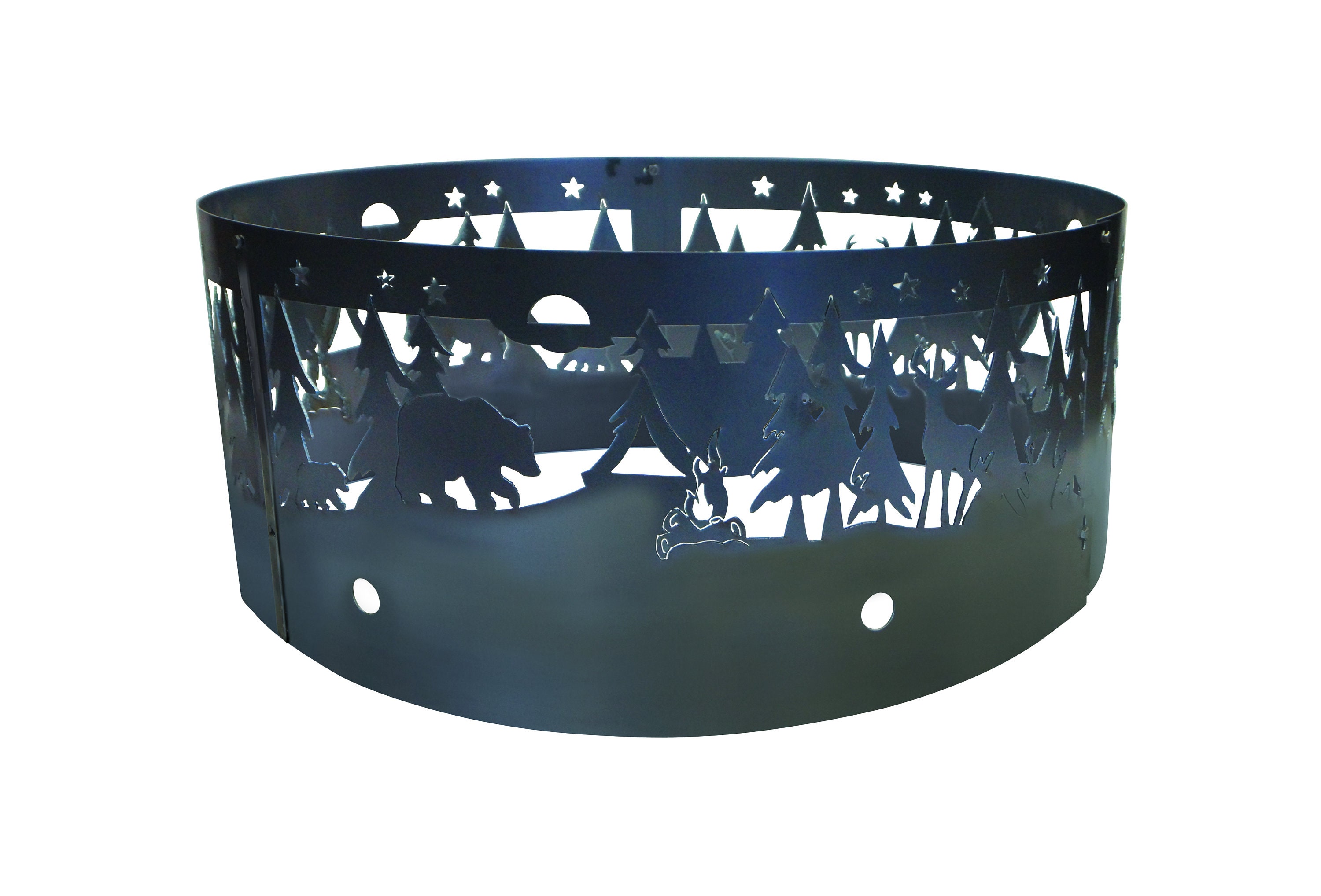 Northwoods Fire Pit Ring, 16" Tall, Heavy Duty, Great Gift for Nature ...