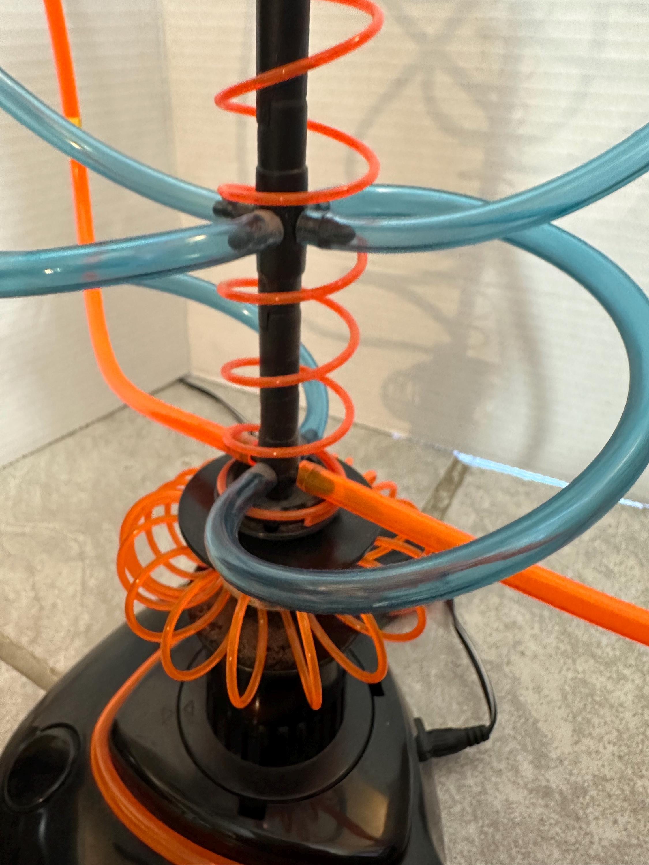 Planet Time Blacklight Reactive SPINTRIX Toy RARE 90s Psychedelic Opart ...