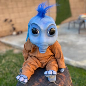 Baby Alien Elephant Blue Neel Doll Reborn - Etsy
