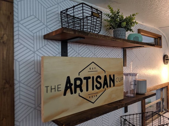 Customized Wood Carved Business Sign Display Craft Show | Etsy