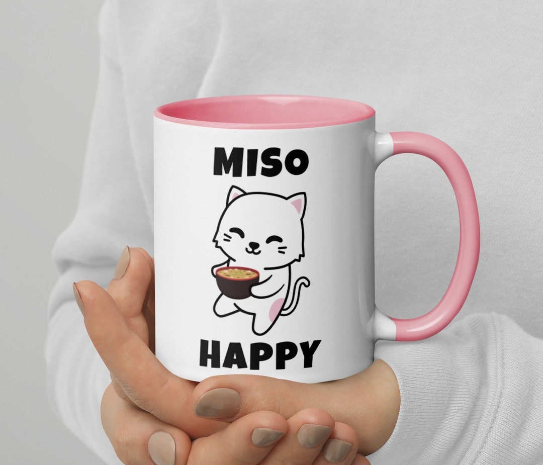 Miso Happy Cute Kawaii Japanese Anime Cat Kitty Cartoon - Etsy