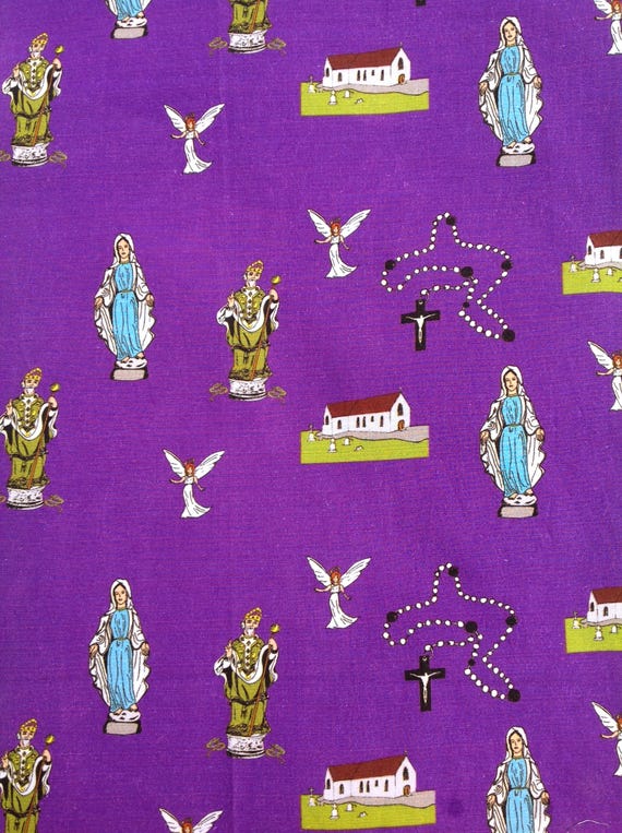 Religious Fabric | Etsy