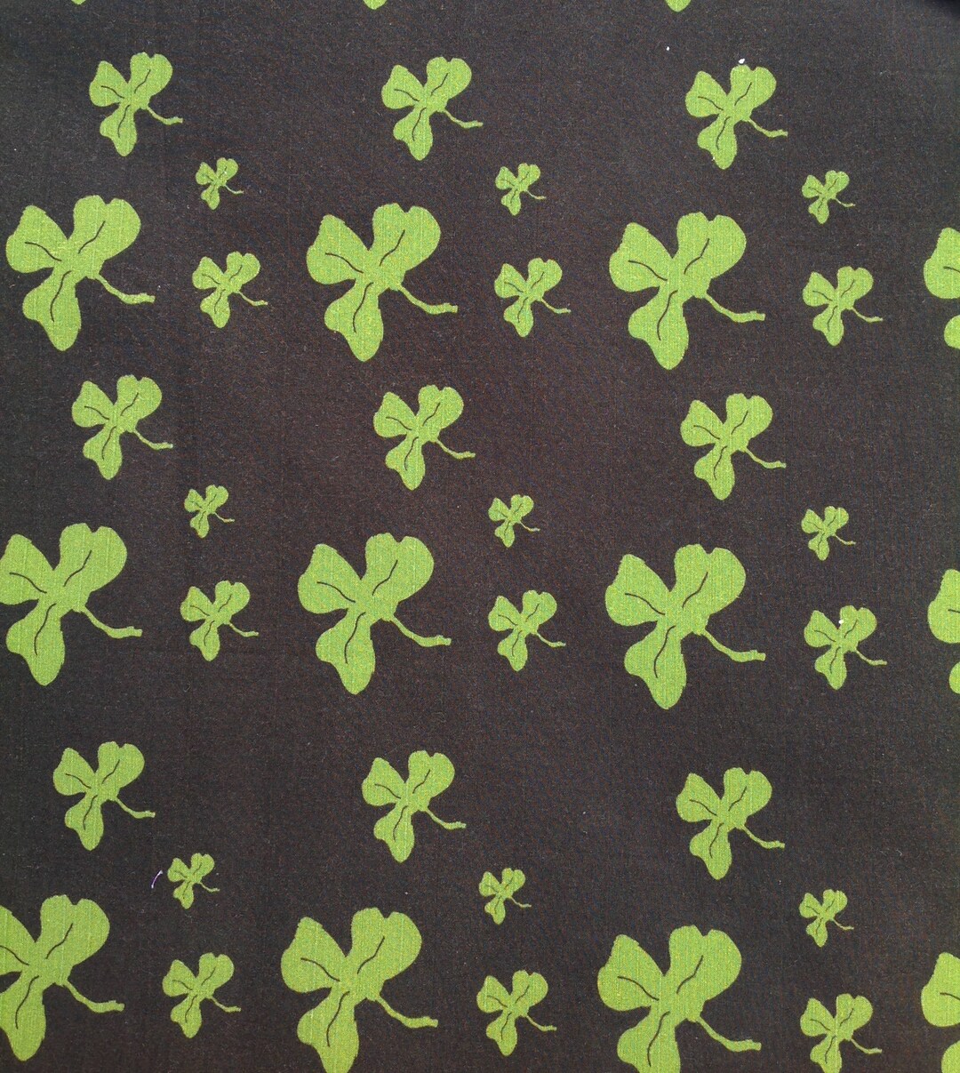 Shamrock Fabric - Etsy