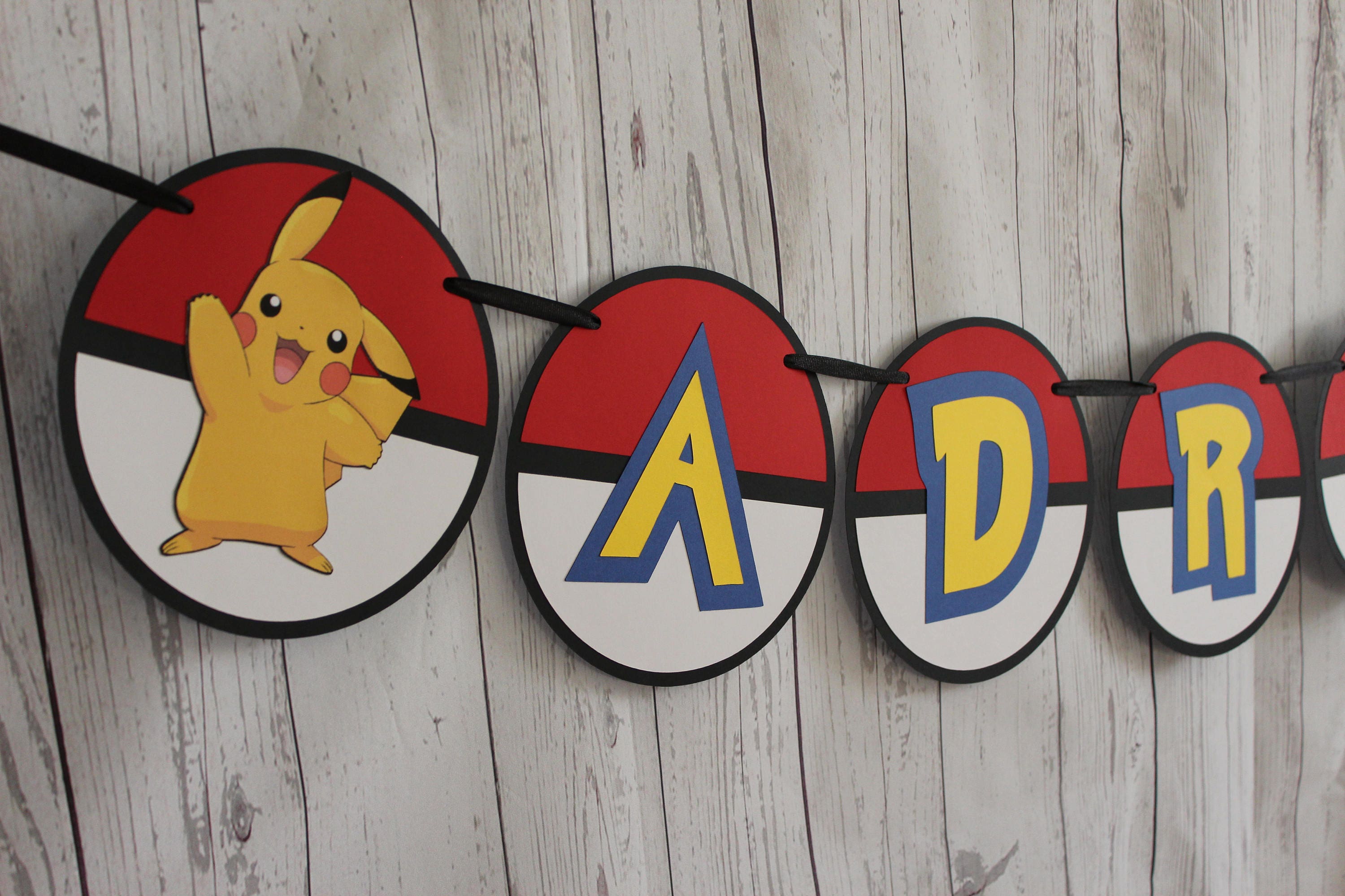 Pokemon Birthday Banner