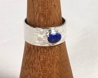 Lapis Band Ring - Etsy