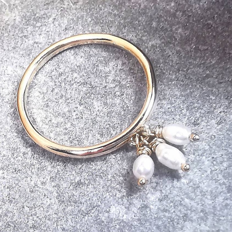 Dangle Charm Ring - Etsy