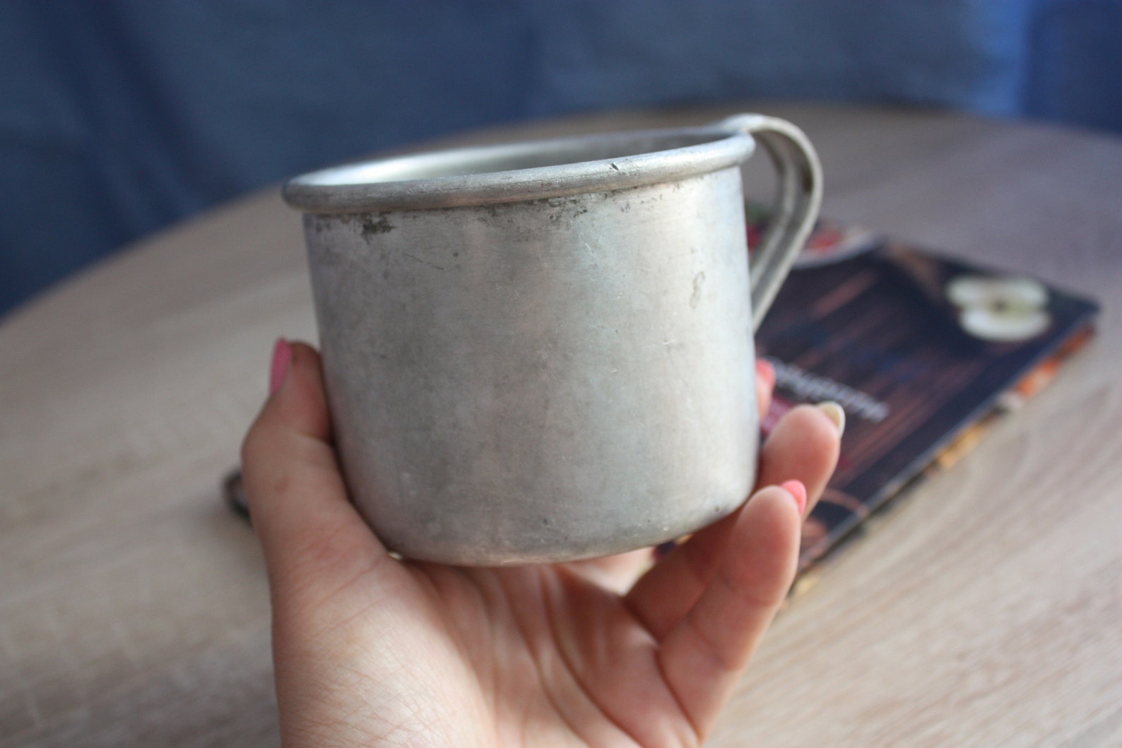 Aluminum mug Vintage military cup Made in USSR Rustic home | Etsy