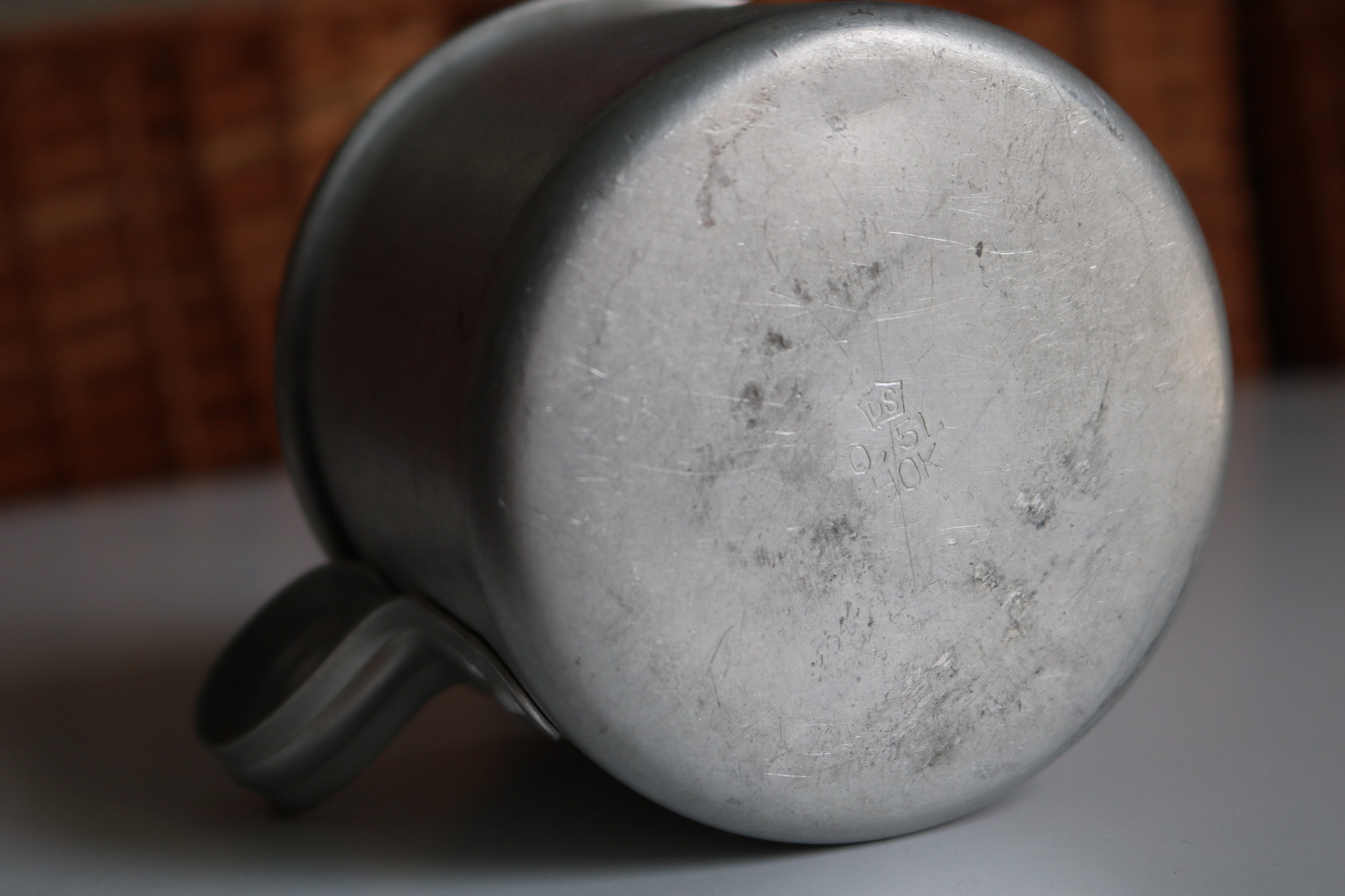 Aluminum Mug, Vintage Military Cup, Made in USSR, Rustic Home Decor ...