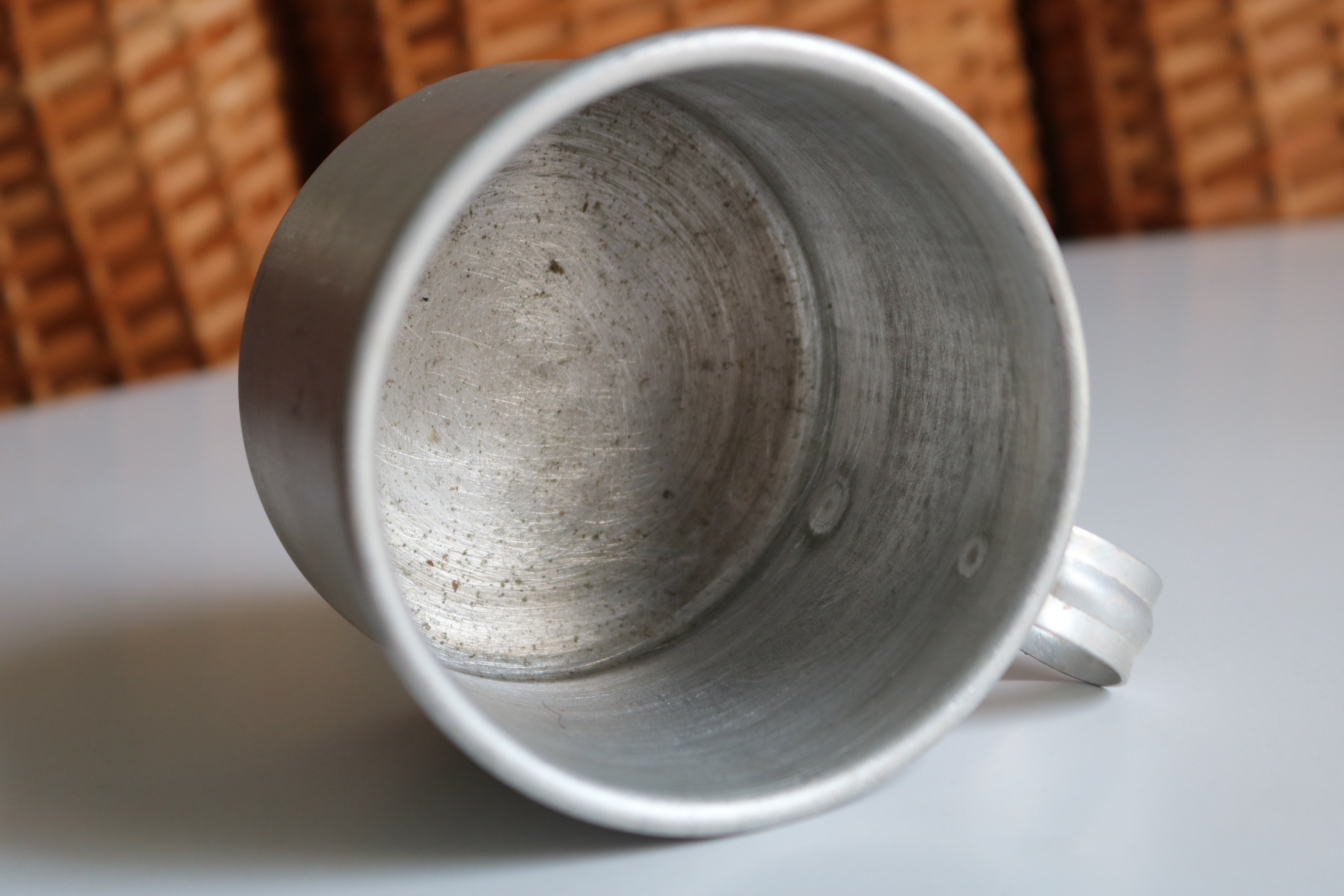 Aluminum Mug, Vintage Military Cup, Made in USSR, Rustic Home Decor ...