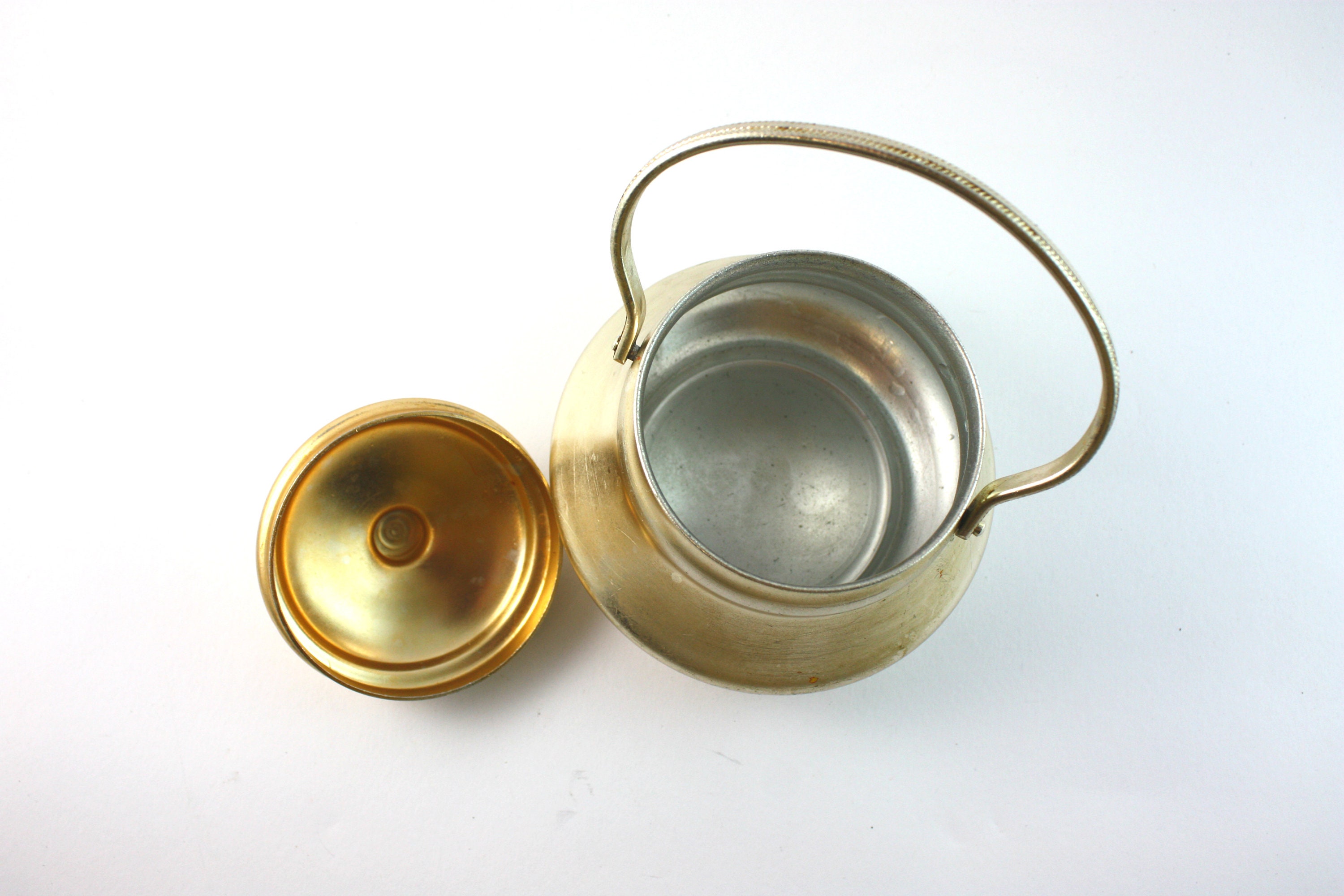 Aluminium Bowl Sugar Pot Vintage Candy Bowl Candy Basket - Etsy