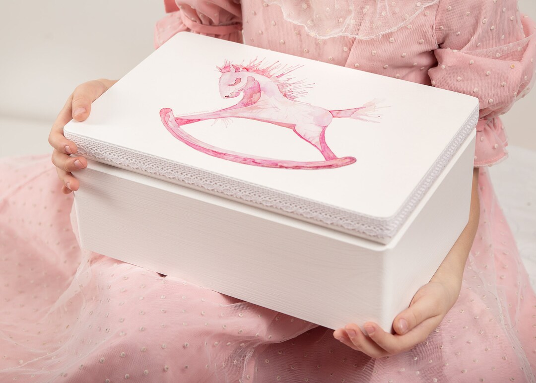Keepsake Box, Personalized Memory Box, Girl Gift Box, Baptism Memory ...