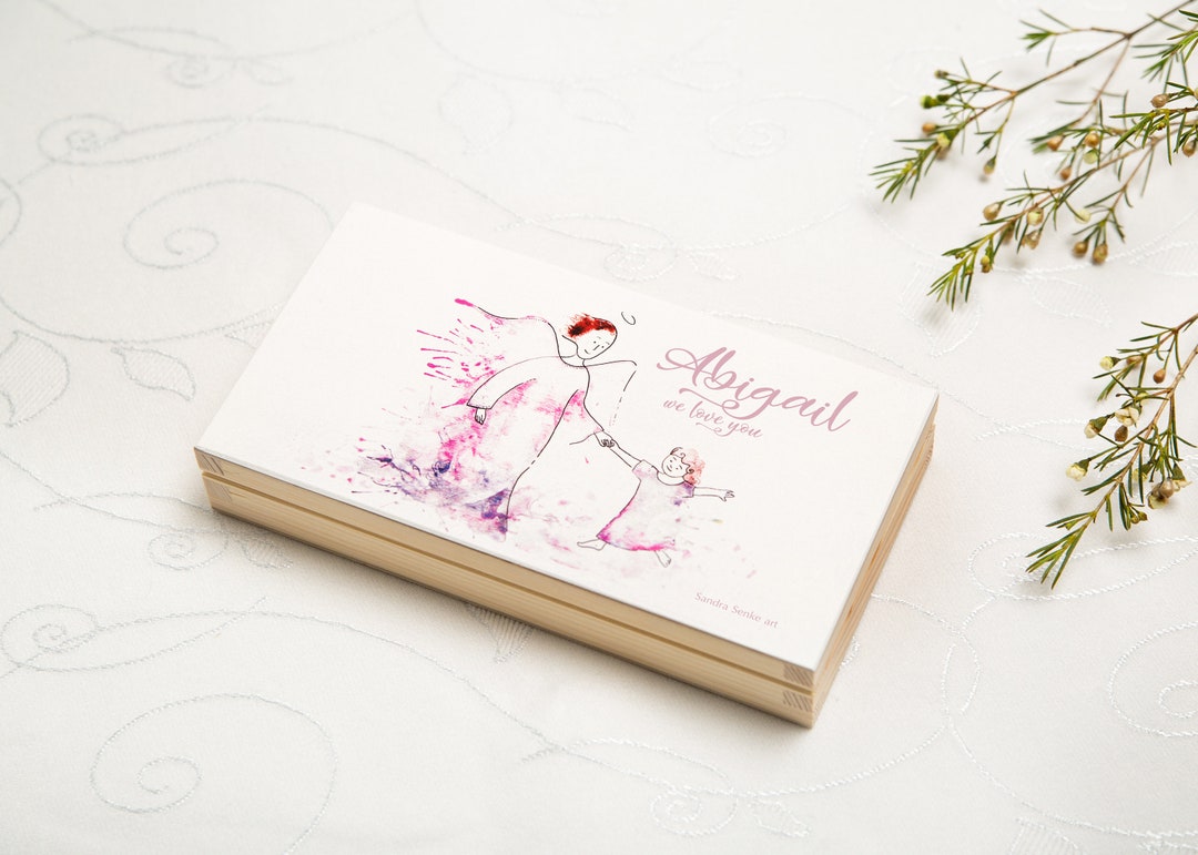 Wooden Money Envelope, Baptism Money Envelope, Christening Money ...