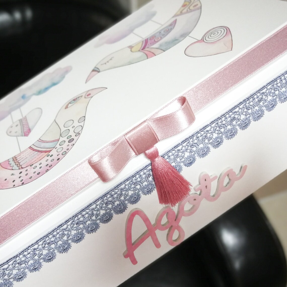 Keepsake Box, Personalized Memory Box, Christening Gift Box, Custom ...