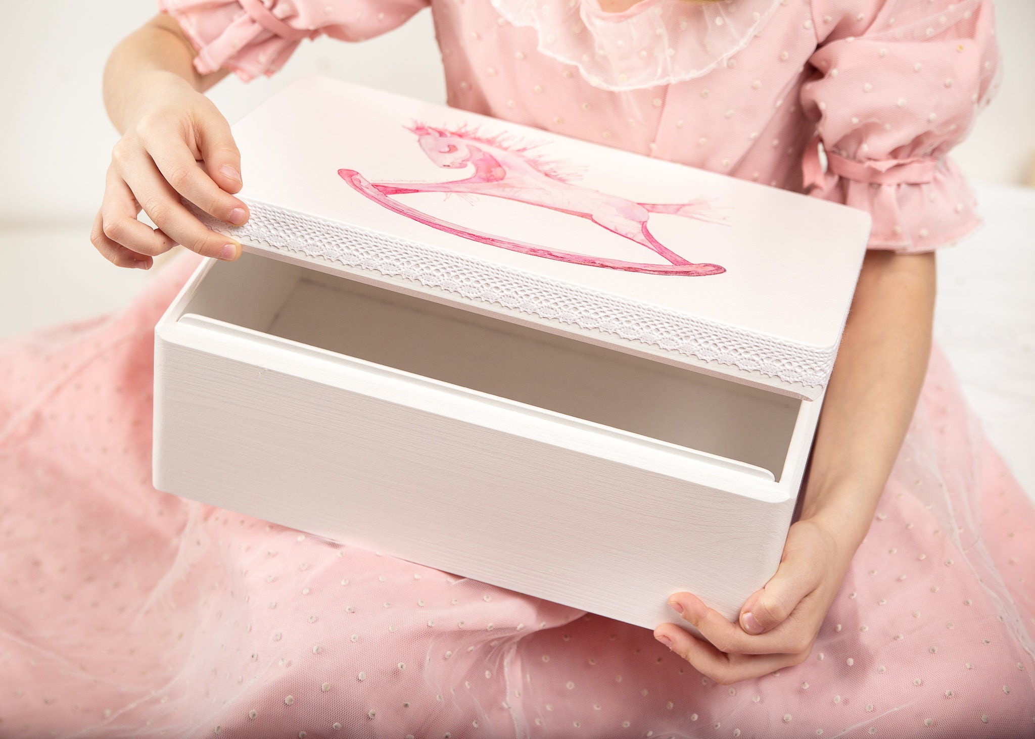 Keepsake Box, Personalized Memory Box, Girl Gift Box, Baptism Memory ...