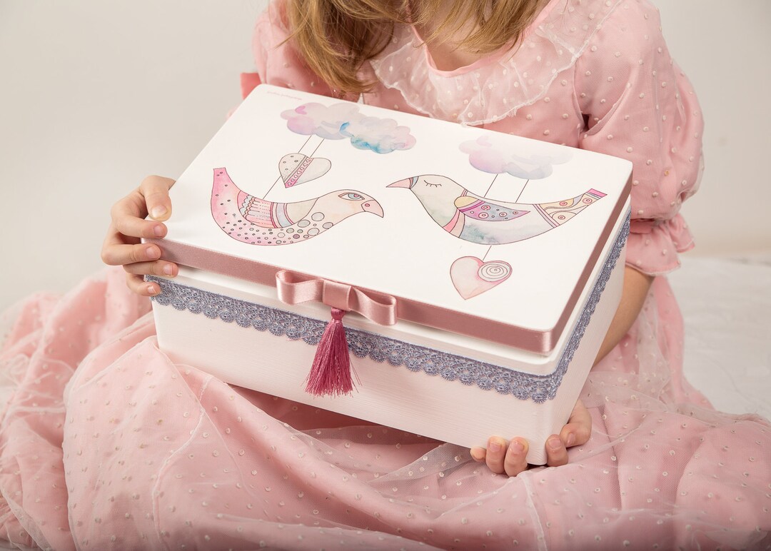 Keepsake Box, Personalized Memory Box, Wooden Gift Box, Christening ...