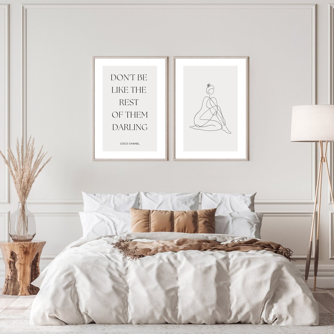Don't Be Like the Rest of Them Darling. Coco Chanel Quote Prints ...