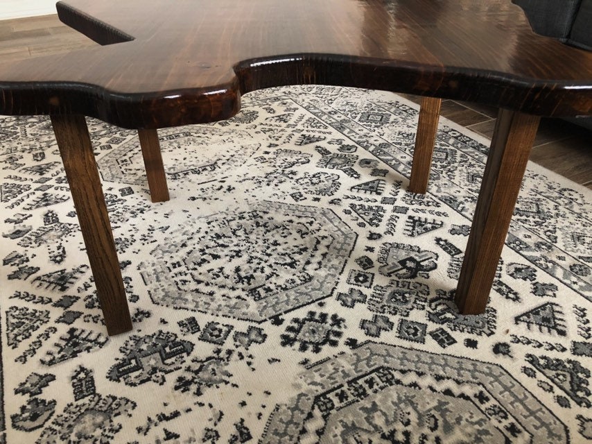 Rustic Texas Coffee Table. USA. Lone Star Flag Industrial America Table ...