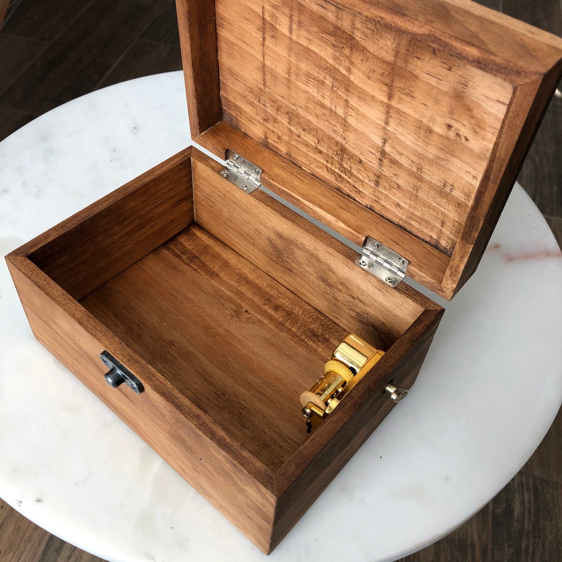 Harry Potter Music Box Rare Fan GIFT Keepsake Rustic Wood Theme Music ...