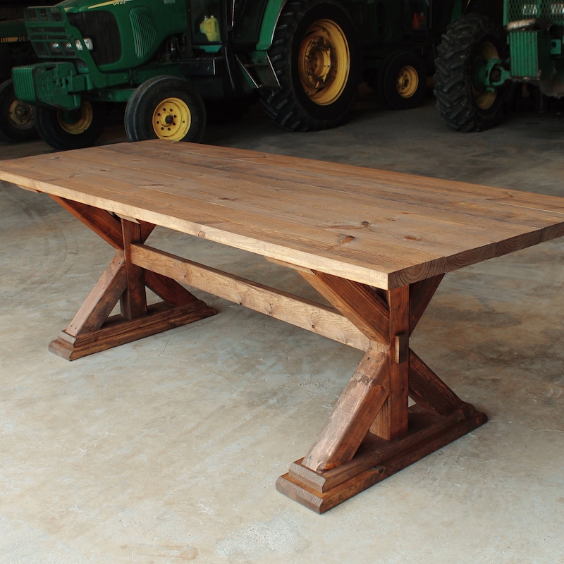Rustic Farm Table - Etsy
