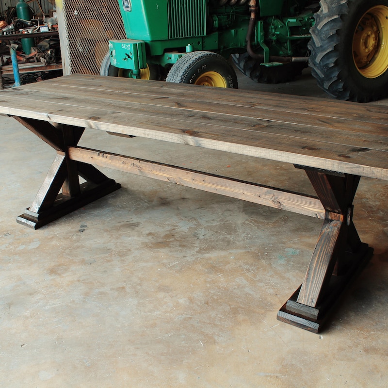 Rustic Farm Table - Etsy