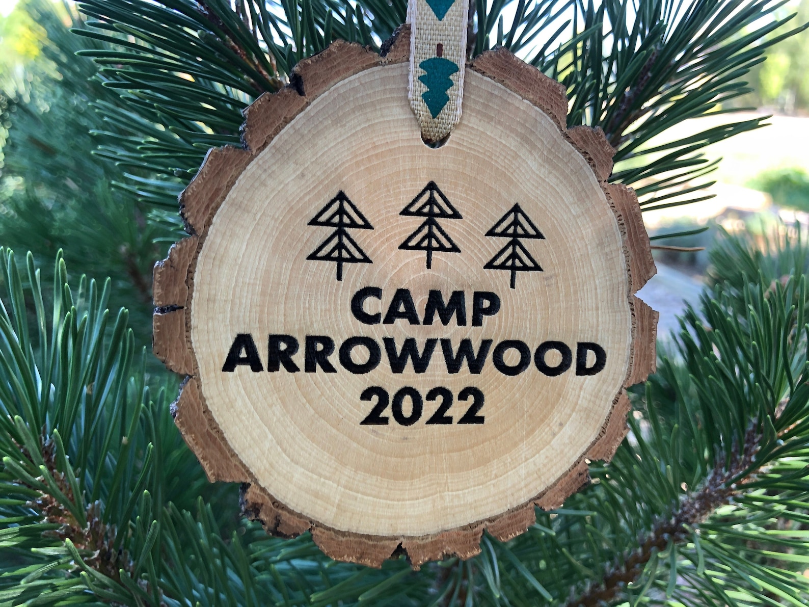 Wooden Camp Ornament, Arrowwood, Shamineau, YMCA, Kippewa, Timberline ...