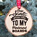 Dear Santa Pinterest Boards Ornament, Wooden Slice, Santa Wish List ...
