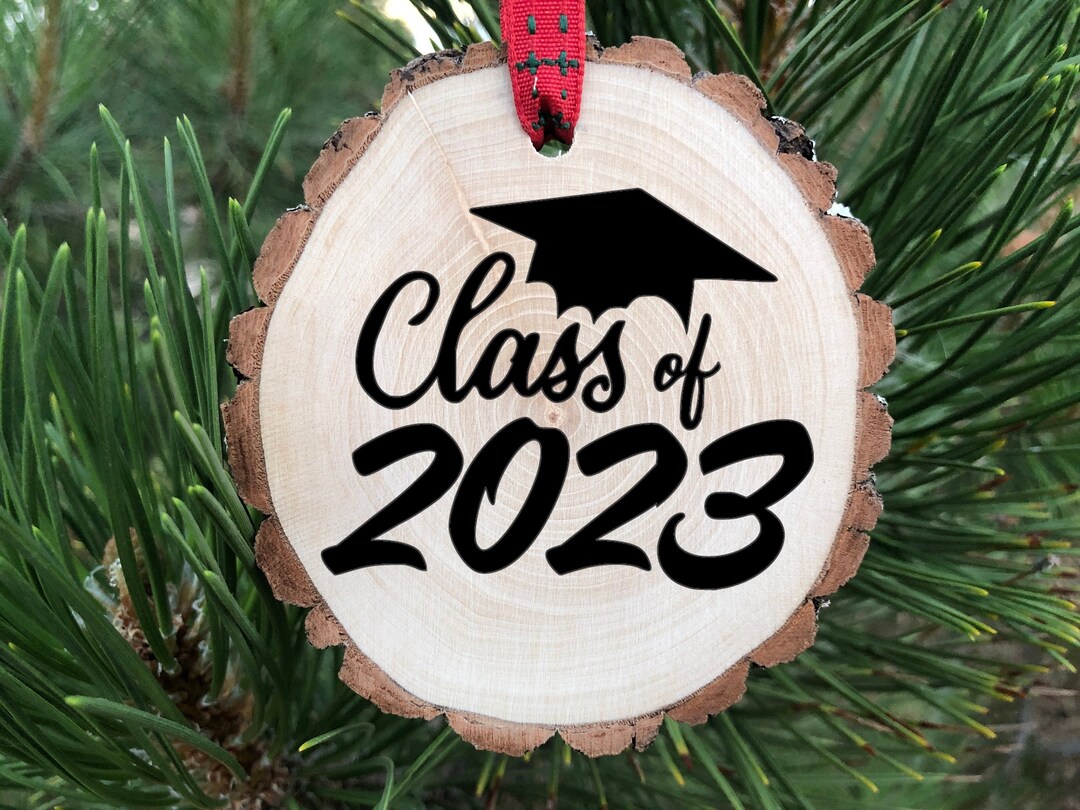 Class of 2023 Graduation Hat Wooden Christmas Ornament, University ...