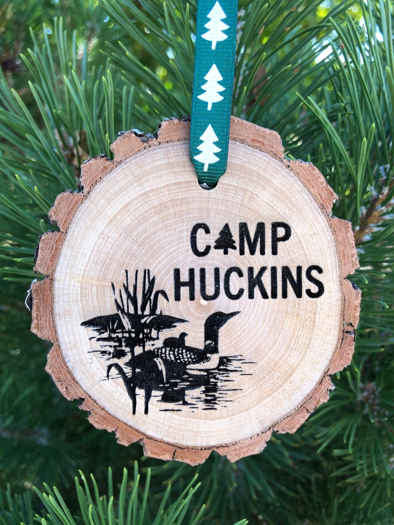 Wooden Camp Ornament, Arrowwood, Shamineau, YMCA, Kippewa, Timberline ...