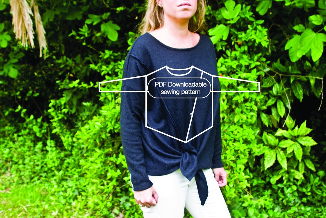 PDF Sewing Pattern Amy Sweater - Etsy