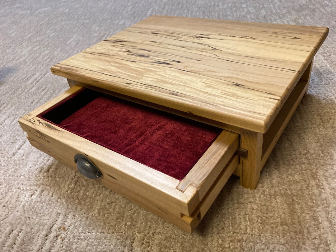 Jewelry Box Men's Valet Valet Wood Box Wooden Chest - Etsy