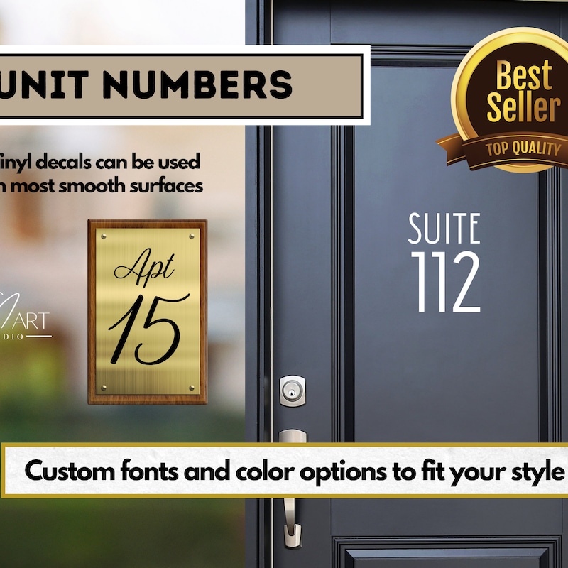 Apartment Numbers - Etsy