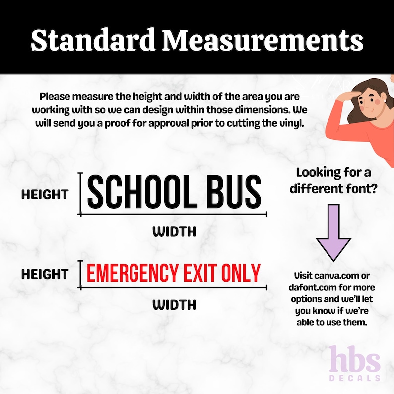 School Bus Lettering | Private Company Bus Decals | School Children ...