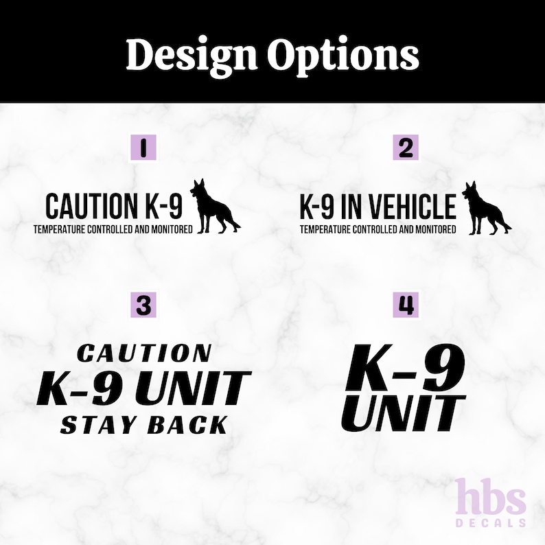 K-9 Unit Police Decal | Caution K-9 Police Sticker | Police Car Decal ...